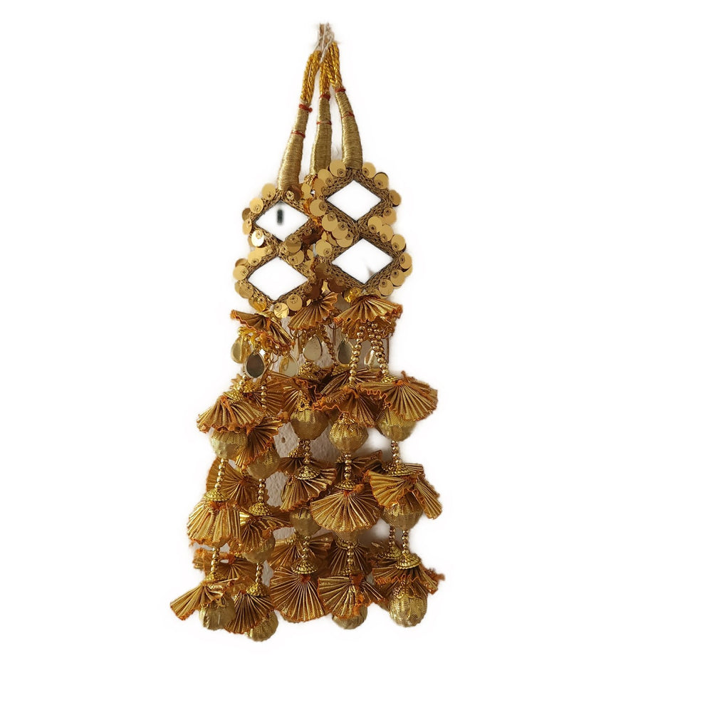 GOLDEN COLOUR GOTTA DESIGN TWO DIAMOND SHAPED MIRRORS – Yellow Cart
